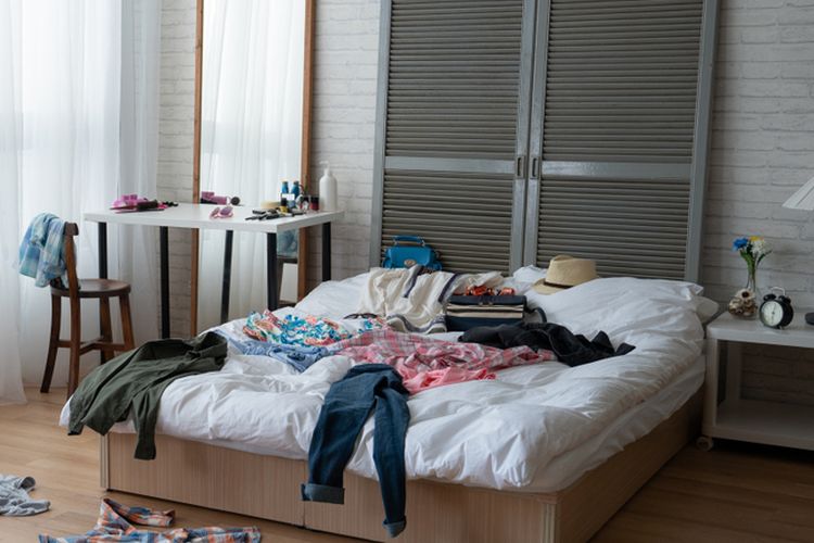 Kamar Tidur Berantakan Bisa Ciptakan Kecemasan dan Gangguan Tidur