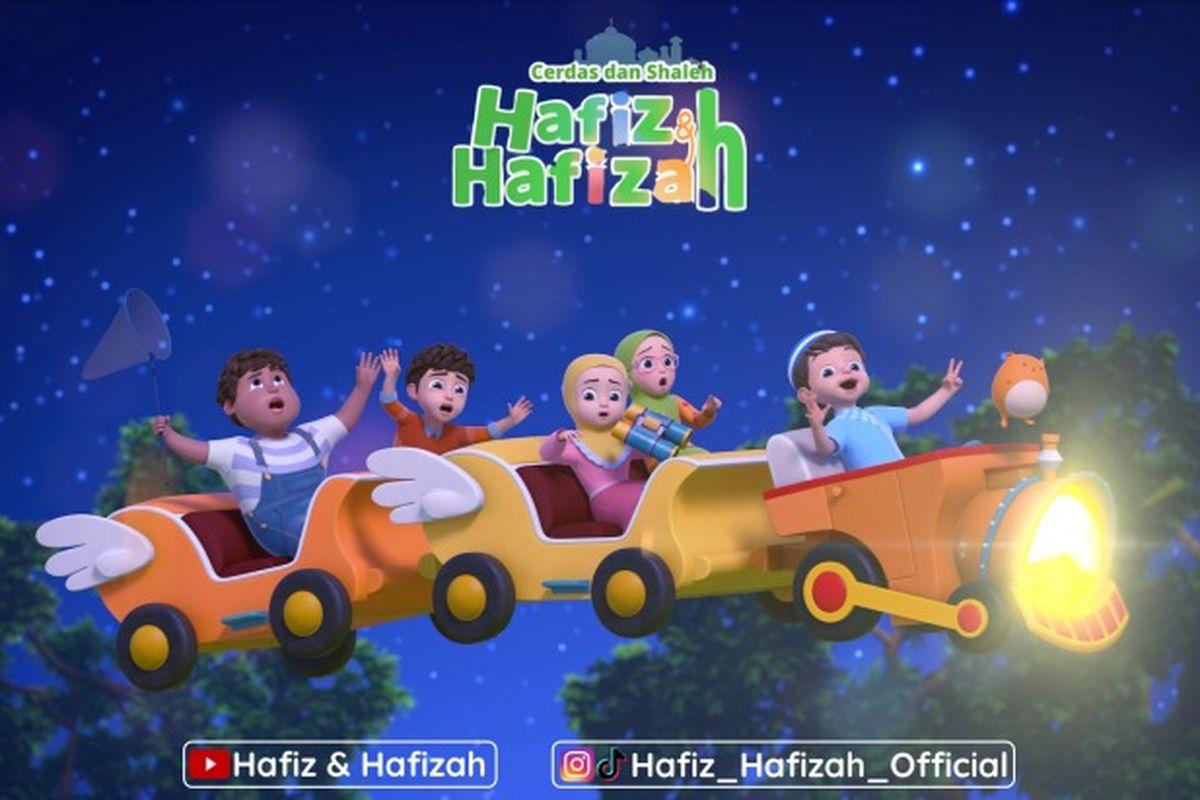 Serial Animasi Hafiz dan Hafizah Bakal Tayang di 17 Negara