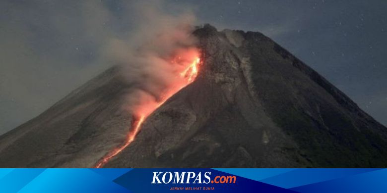 Kubah Lava Lama di Barat Laut Gunung Merapi Masih Bergerak, Potensi ...