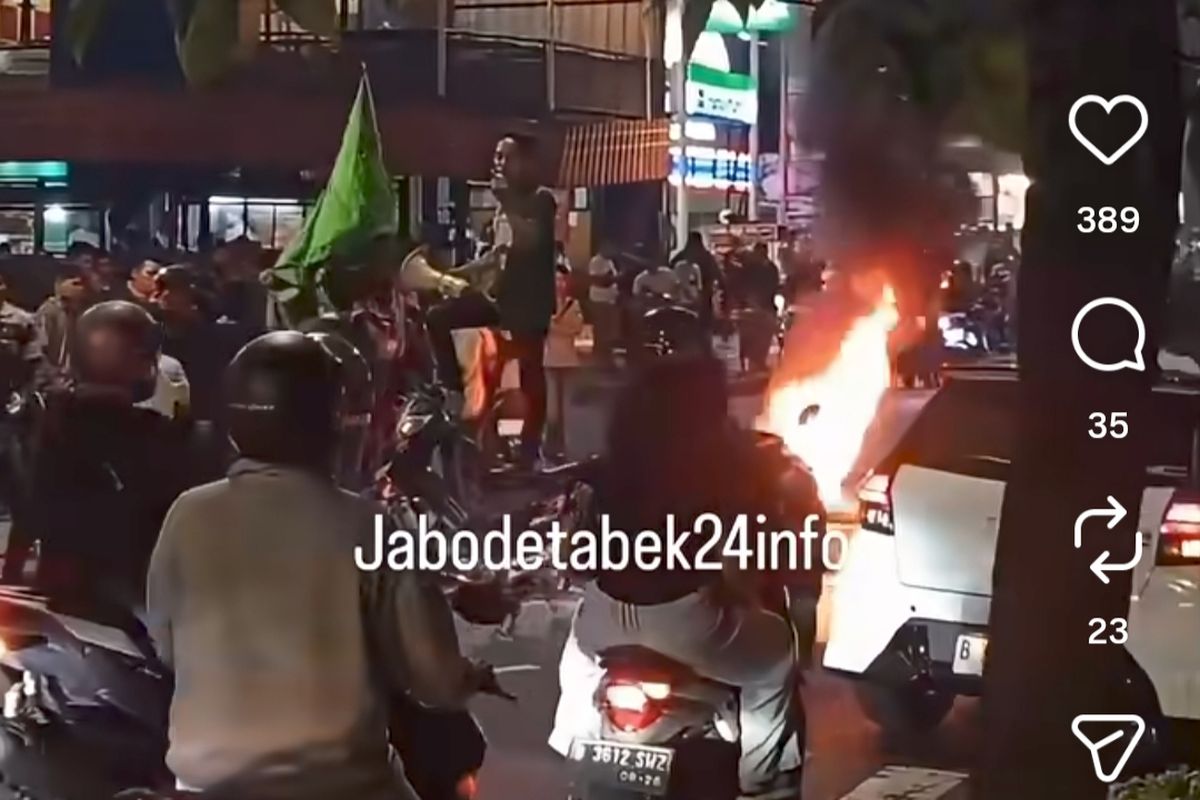 Demo Kenaikan Harga BBM di Cikini Bubar Rabu Malam, HMI Siapkan Aksi ...