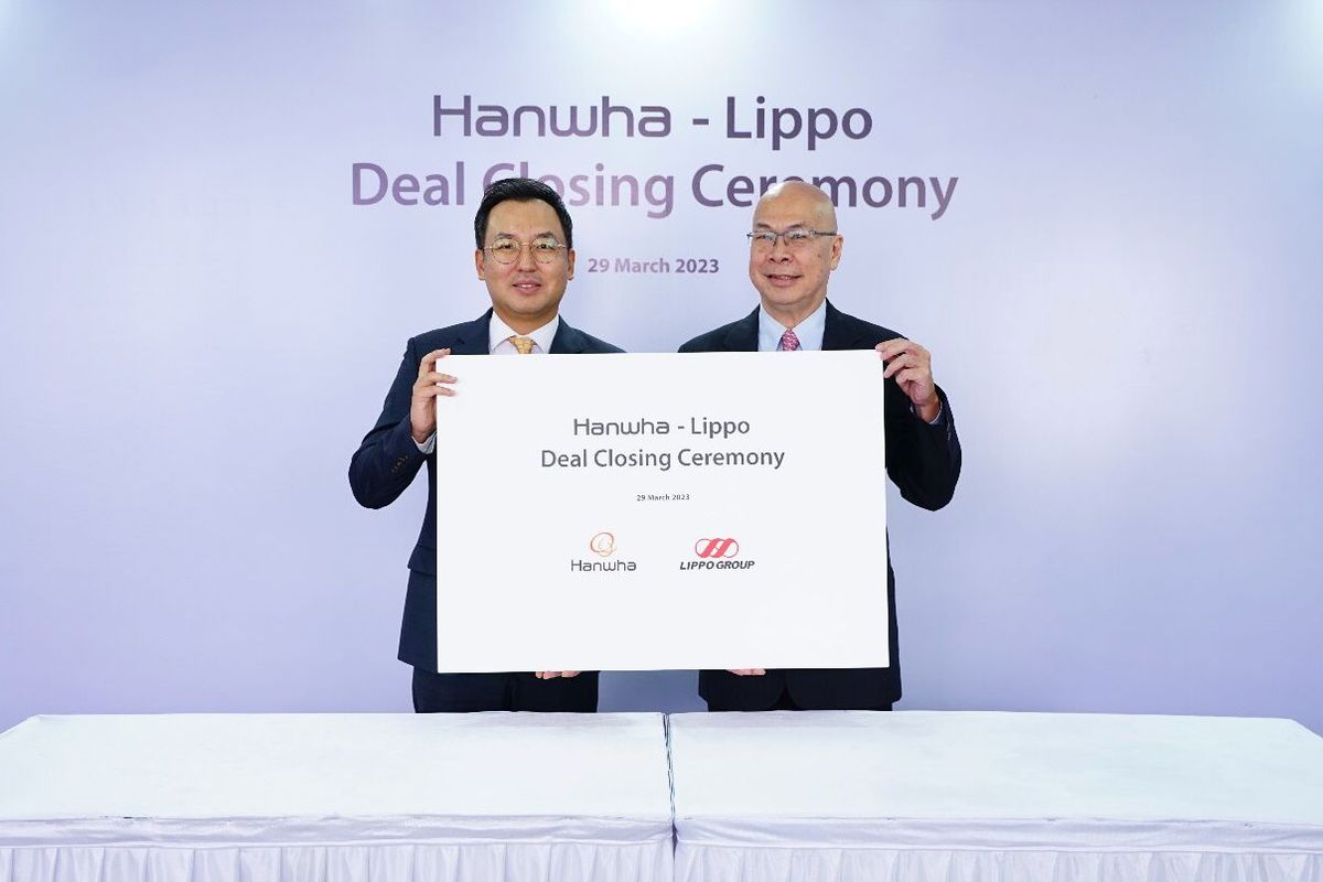 Hanwha Life Ambil Alih 62,59 Persen Saham Lippo General Insurance