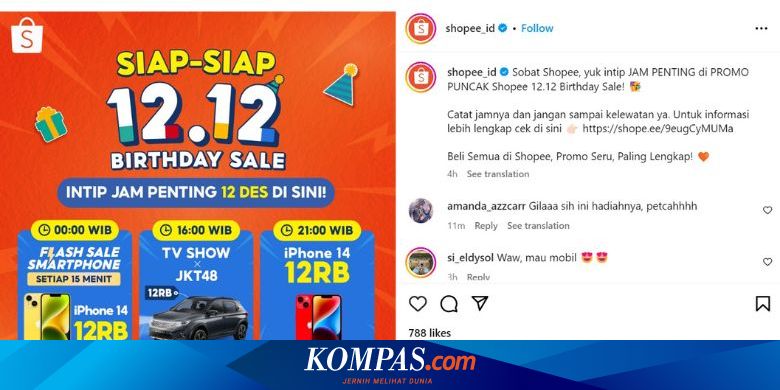 Ini Deretan Promo Shopee Puncak 12.12 Birthday Sale, Jangan Terlewat!