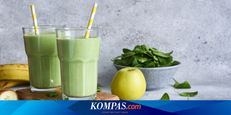Resep Jus Timun dengan Apel dan Bayam, Minuman Sehat usai Pesta Daging