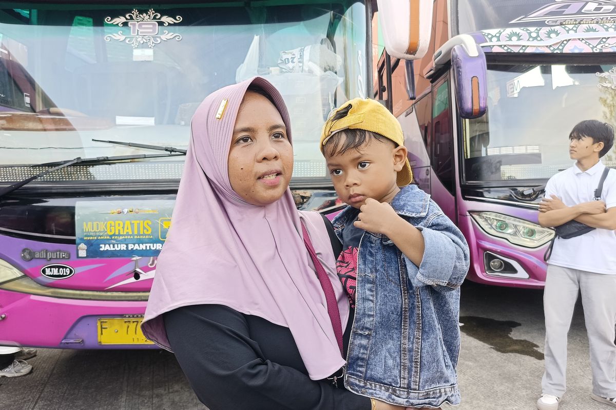 Hemat Jutaan Rupiah, Cerita Dian Memilih Ikut Mudik Gratis Polres Bogor ...