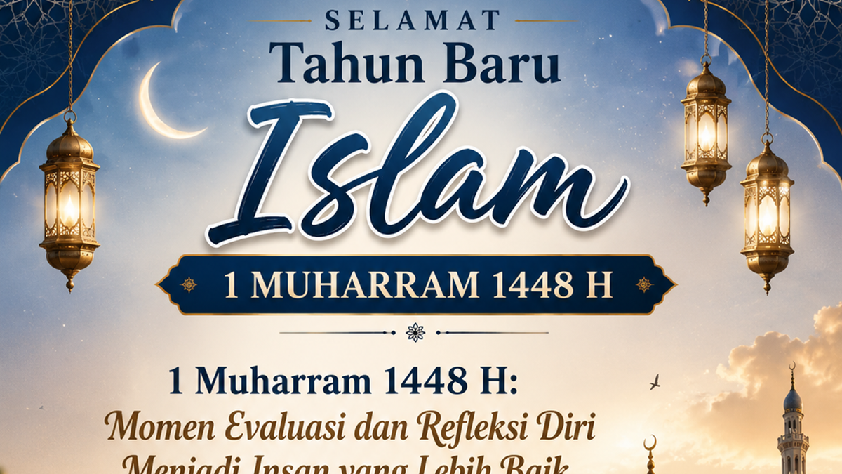 Contoh Tulisan Poster 1 Muharram 2026 yang Estetik dan Inspiratif