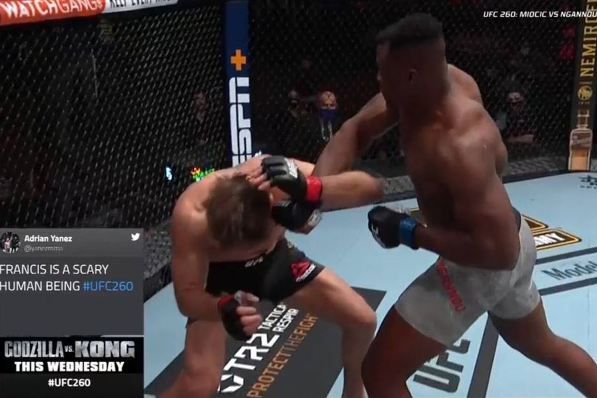 Kebrutalan Francis Ngannou yang Buat Bos UFC Merinding