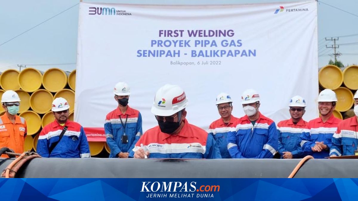 Pembangunan Pipa Gas Senipah-Balikpapan Sudah 80 Persen Selesai