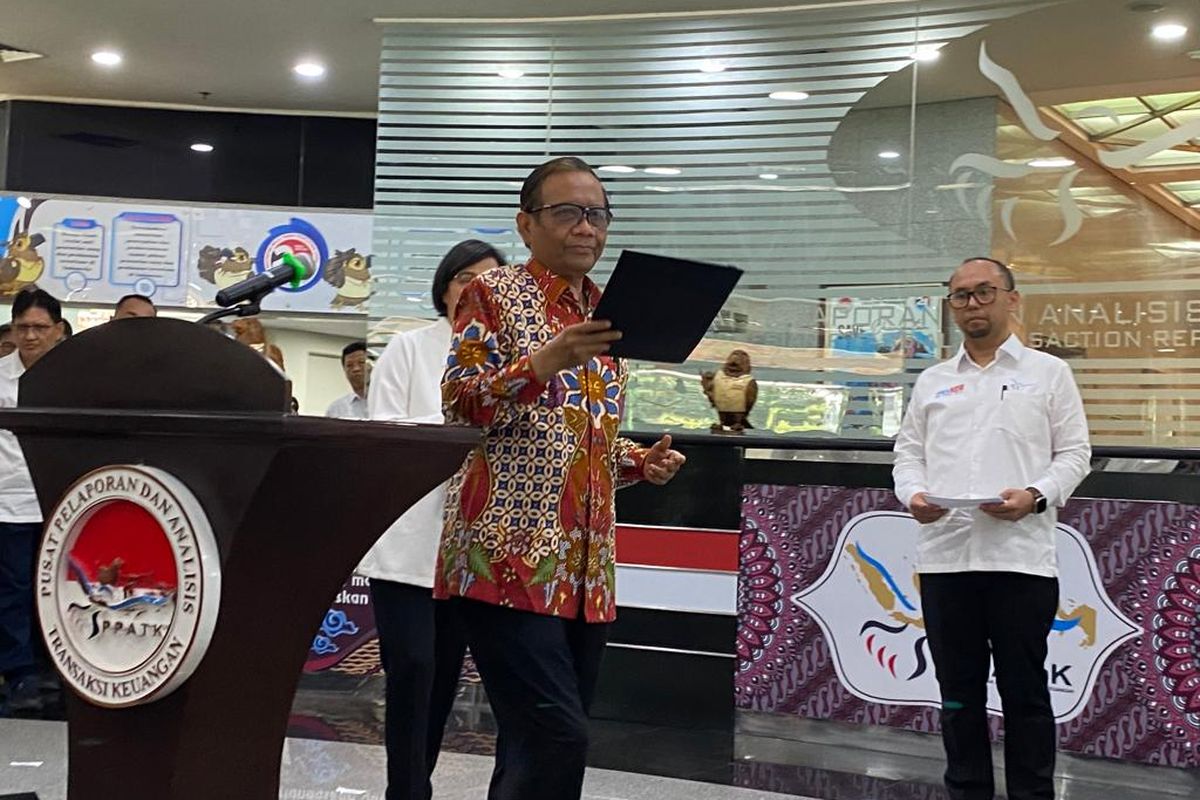 Mahfud Sebut Kemenkeu Terus Proses Pihak Terlibat Transaksi Janggal