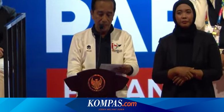 Presiden Jokowi Resmi Buka Peparnas XVII Solo