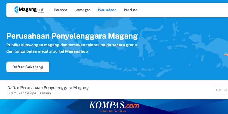 Pendataran Magang Hub Kemenaker 2025 Dibuka, Klik Maganghub.kemnaker.go.id