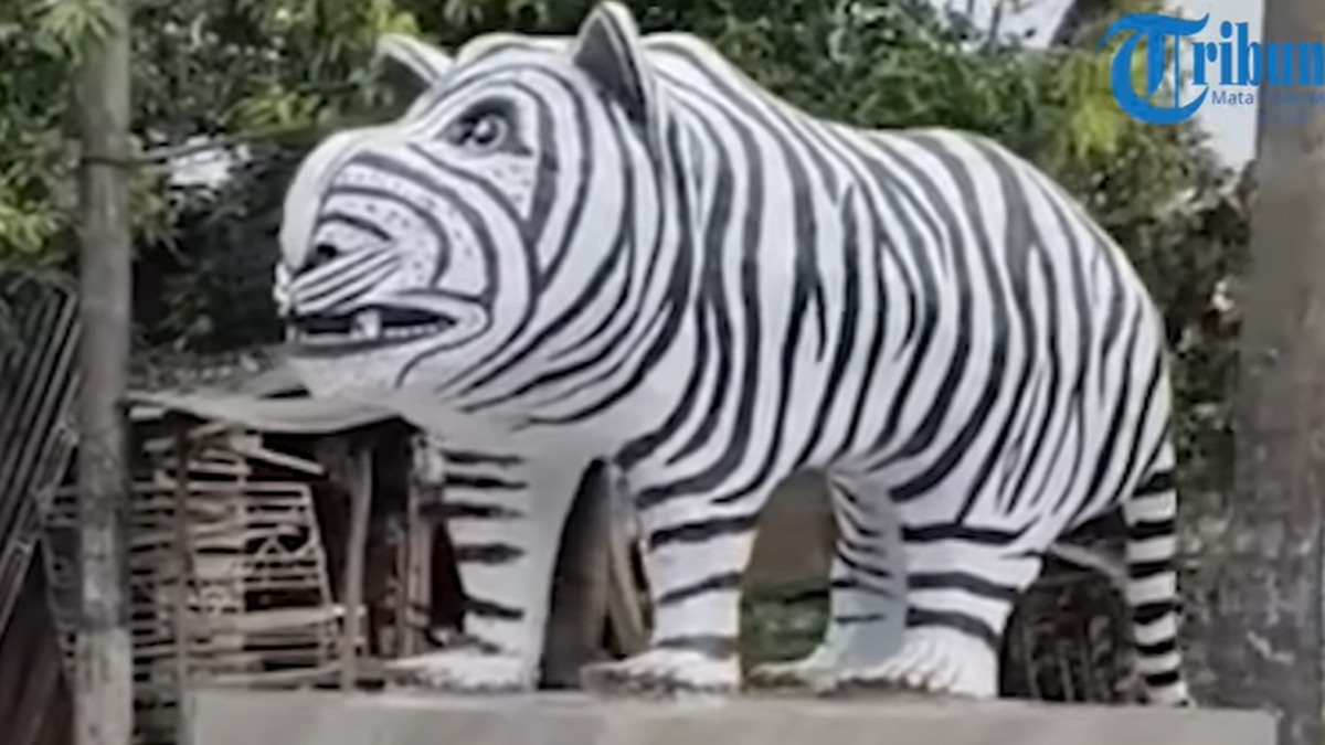 Viral 4 Karya Warga Desa di 2025, dari Patung Macan "Lucu" di Kediri ...
