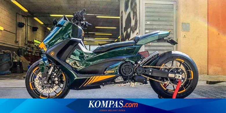 Modifikasi Yamaha Tmax Ala YZF-R1