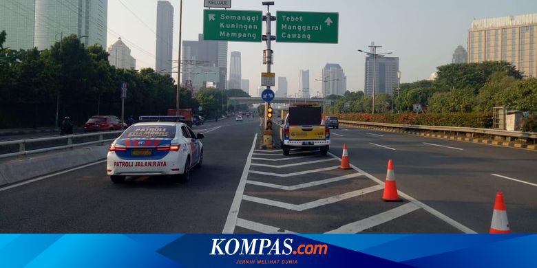 Ini Fungsi Marka Chevron di Jalan Tol