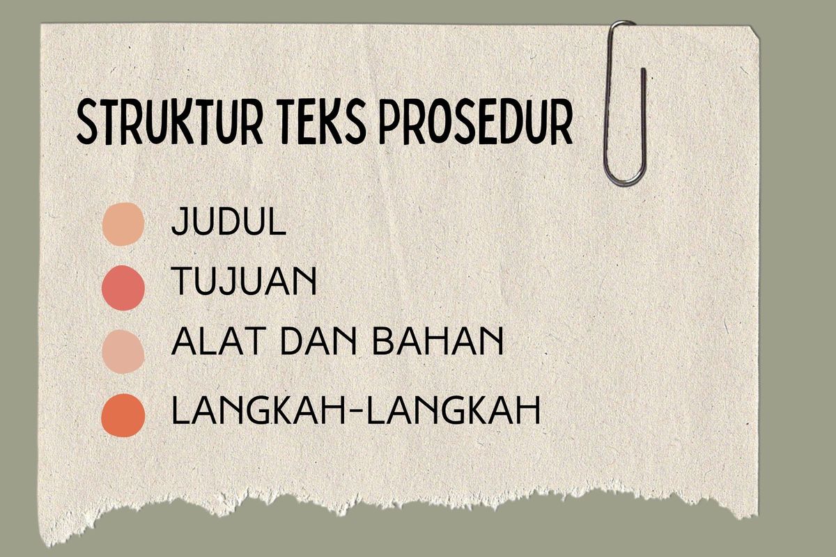 Struktur Teks Prosedur