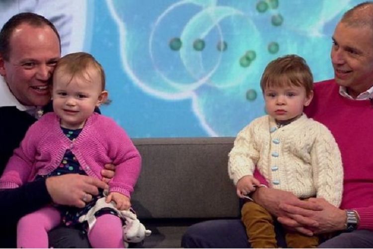 Alexandra dan Calder, Bayi Kembar dengan Ayah yang Berbeda