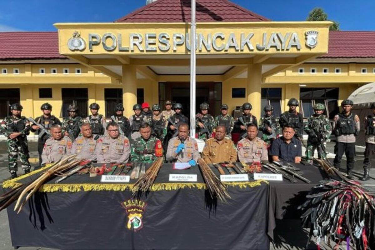 Bentrok Massa Pendukung Paslon Pilkada di Puncak Jaya, 9 Orang Tewas dan 428 Luka-Luka