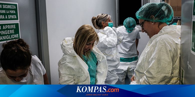 Kekurangan APD, Tim Medis di Eropa Berlindung dari Virus Corona Pakai ...