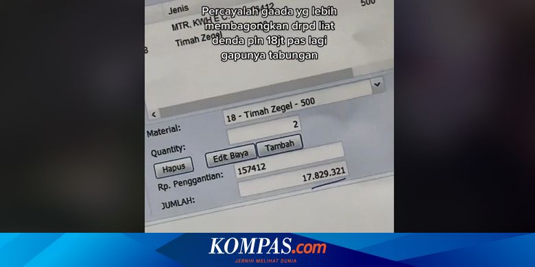 Kata PLN soal Unggahan Viral Tagihan Listrik Pelanggan Hampir Rp 18 Juta