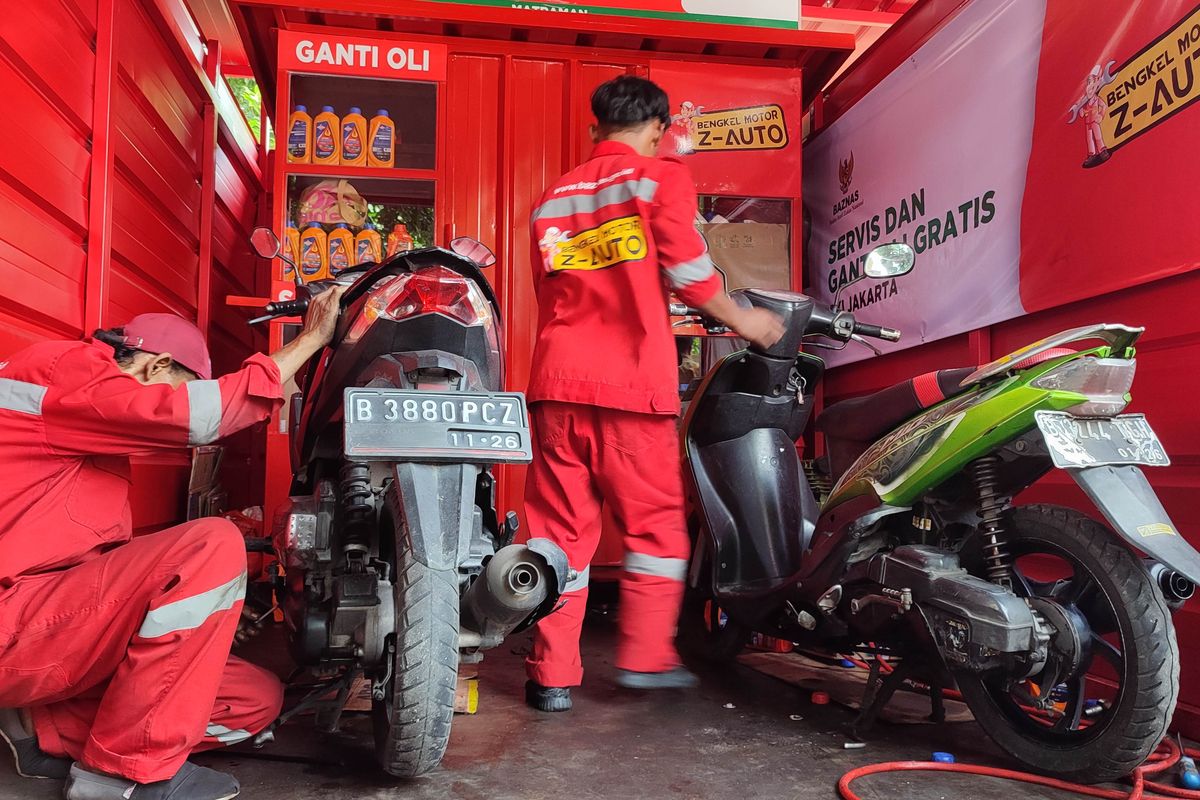Servis Motor Gratis, Hemat THR untuk Keluarga dan Beli Takjil