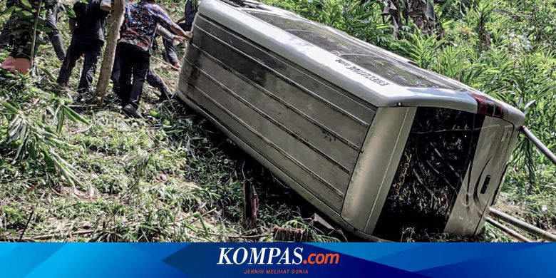 Polisi Dalami Dugaan Kelalaian Sopir Elf yang Tak Rem Tangan hingga Kendaraan Masuk Jurang
