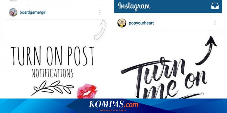 Pemilik Akun Instagram Minta "Follower" Aktifkan "Post Notification ...