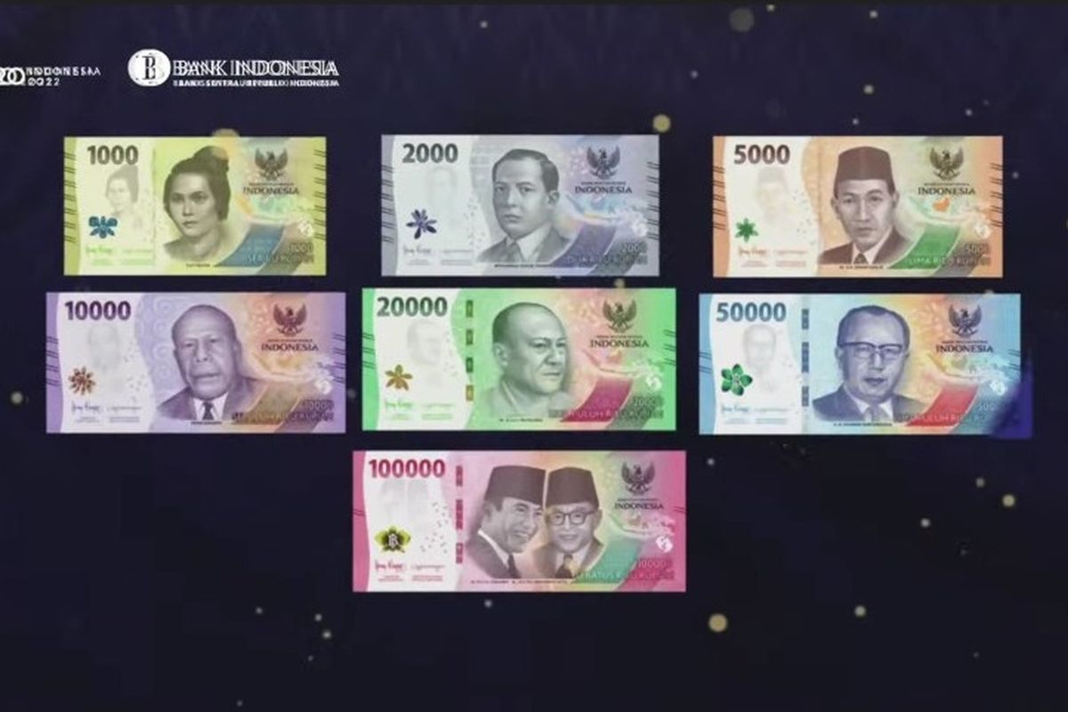 BI Luncurkan 7 Pecahan Uang Baru, Uang Rupiah Lama Tetap Berlaku BI Luncurkan 7 Pecahan Uang Baru, Uang Rupiah Lama Tetap Berlaku