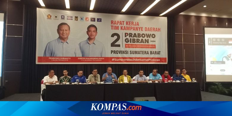 Di Sumbar, Caleg KIM Wajib Pakai Foto Prabowo-Gibran di Baliho