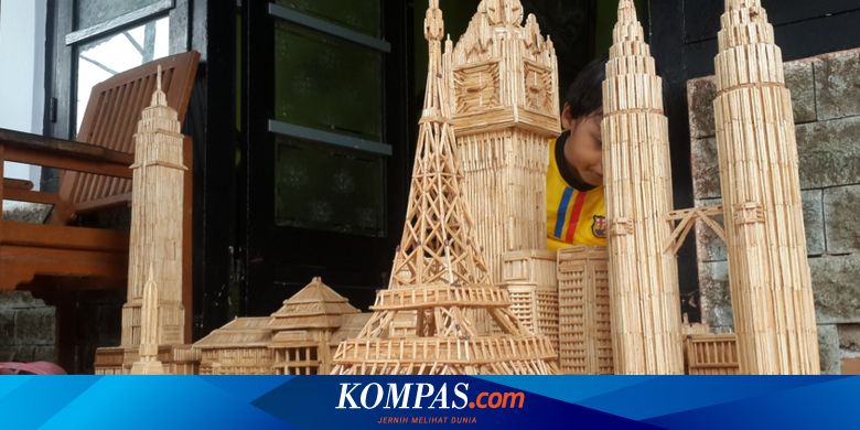 Khilmi Ubah Korek Api Jadi Miniatur Taj Mahal hingga Gedung Putih
