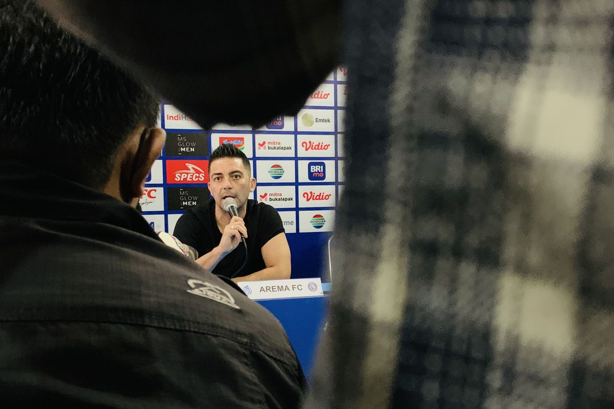 Persik Vs Arema FC, Javier Roca Sadar Derbi Lebih dari Sekadar Posisi