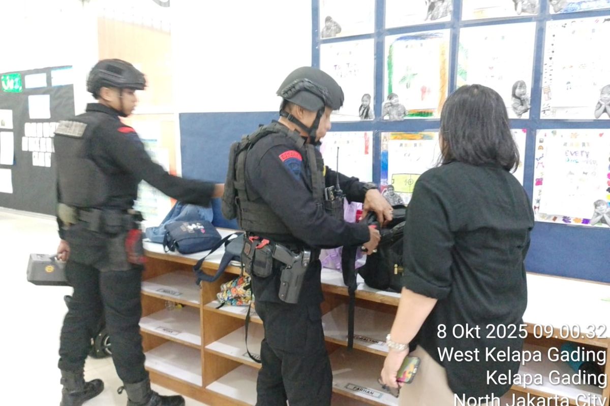 Tim Gegana Sisir Sekolah Internasional di Kelapa Gading Usai Terima ...