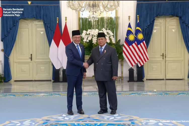 Prabowo Sambut PM Anwar Ibrahim di Istana Merdeka, Siap Konsultasi Tahunan RI-Malaysia