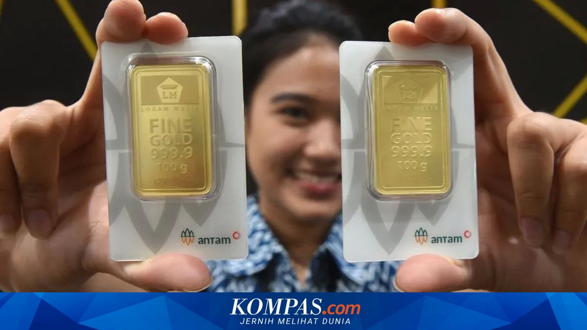 Harga Emas Antam Hari Ini Melesat Rp 33.000, Per Satu Gram Jadi Rp ...