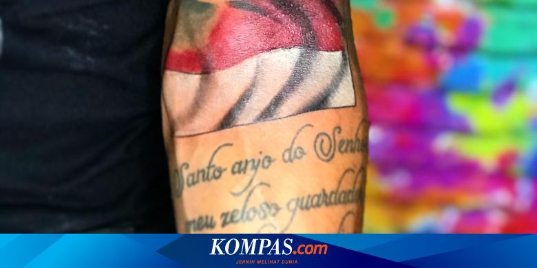 Jawaban Teka-teki Tato Bendera Indonesia di Lengan Jaimerson Xavier