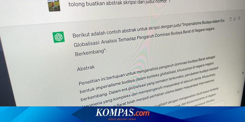 Cara Membuat Abstrak Skripsi dengan Chat GPT dan Contoh Perintahnya