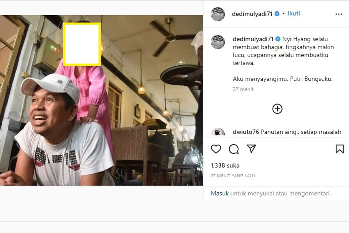 Digugat Cerai Sang Istri, Dedi Mulyadi Unggah Foto Mengharukan Bersama ...