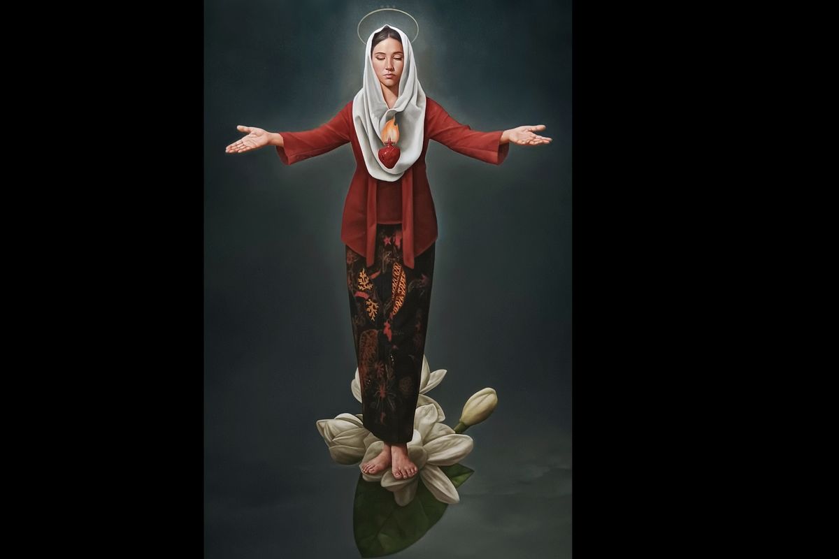 Cerita di Balik Lukisan "Siti Maryam", Hadiah Megawati untuk Paus Fransiskus