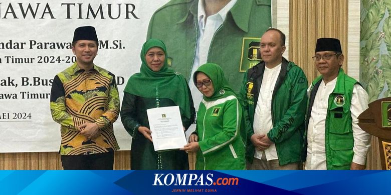 PPP Beri Rekomendasi Maju Pilkada Jatim 2024 untuk Khofifah-Emil
