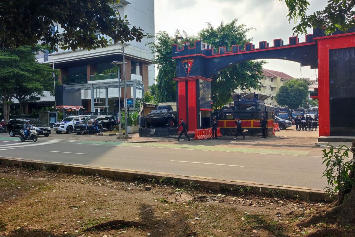 Suasana Mako Brimob Kwitang Terkini, Mulai Tenang Usai Ricuh