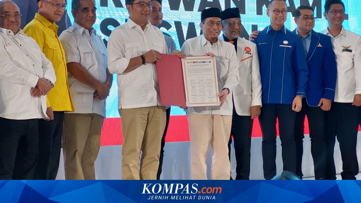 12 Parpol Dukung Ridwan Kamil-Suswono, Pengamat: Apa Gunanya Partai ...
