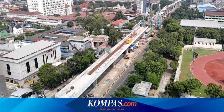 Progres LRT Jakarta Fase 1B Capai 69,88 Persen, Pembangunan Dipastikan ...