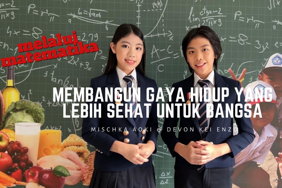 Ulas Gaya Hidup Sehat lewat Matematika, Mischka dan Devon Raih Medali ...
