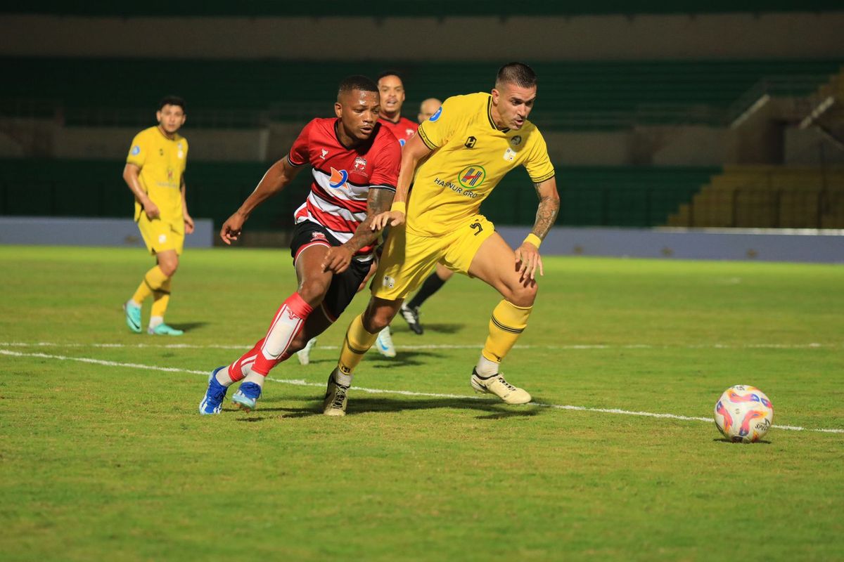 Hasil Barito Putera Vs Madura United 1-0: Gol 42 Detik Runtuhkan Sape ...