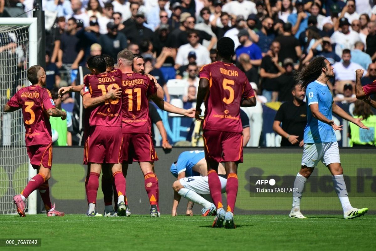 Hasil Lazio Vs Roma 0-1: Gol Pellegrini, Giallorossi Menang Derbi