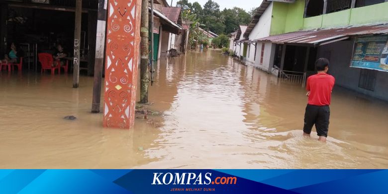 Banjir di Mandor Mulai Surut, Warga Diminta Waspada Cuaca Ekstrim