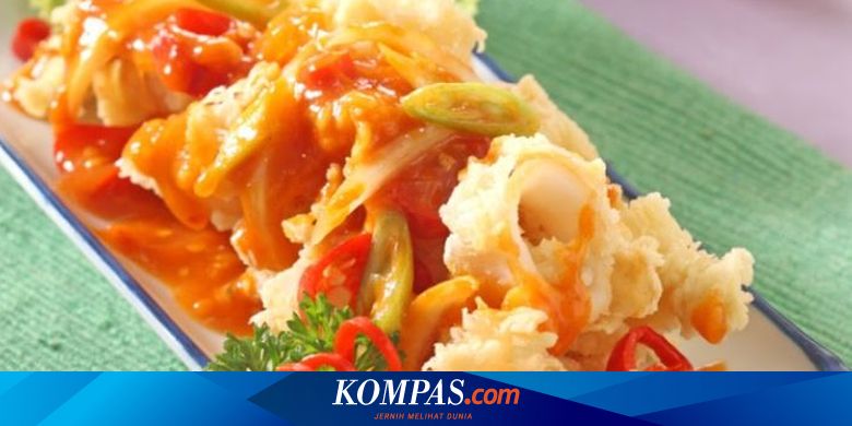 Resep Cumi Goreng Tepung Saus Padang, Bikin Lauk Senak Restoran