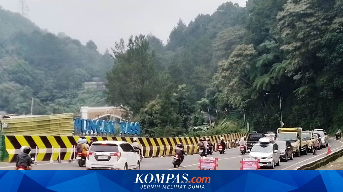 Update Lalu Lintas Jalur Puncak, Berlaku One Way Arah Jakarta