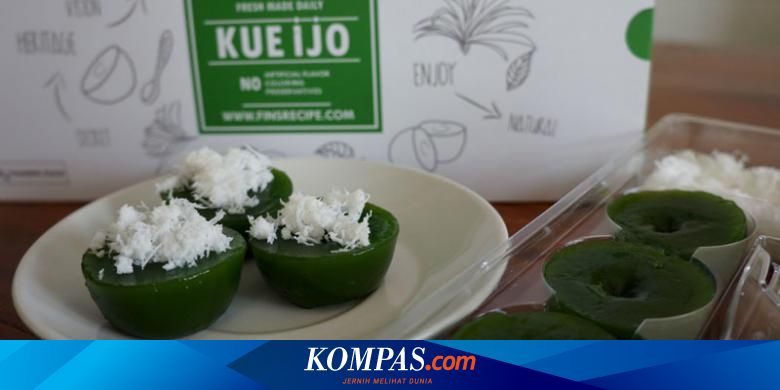 Sedapnya Kue Ijo Kenyal nan Harum