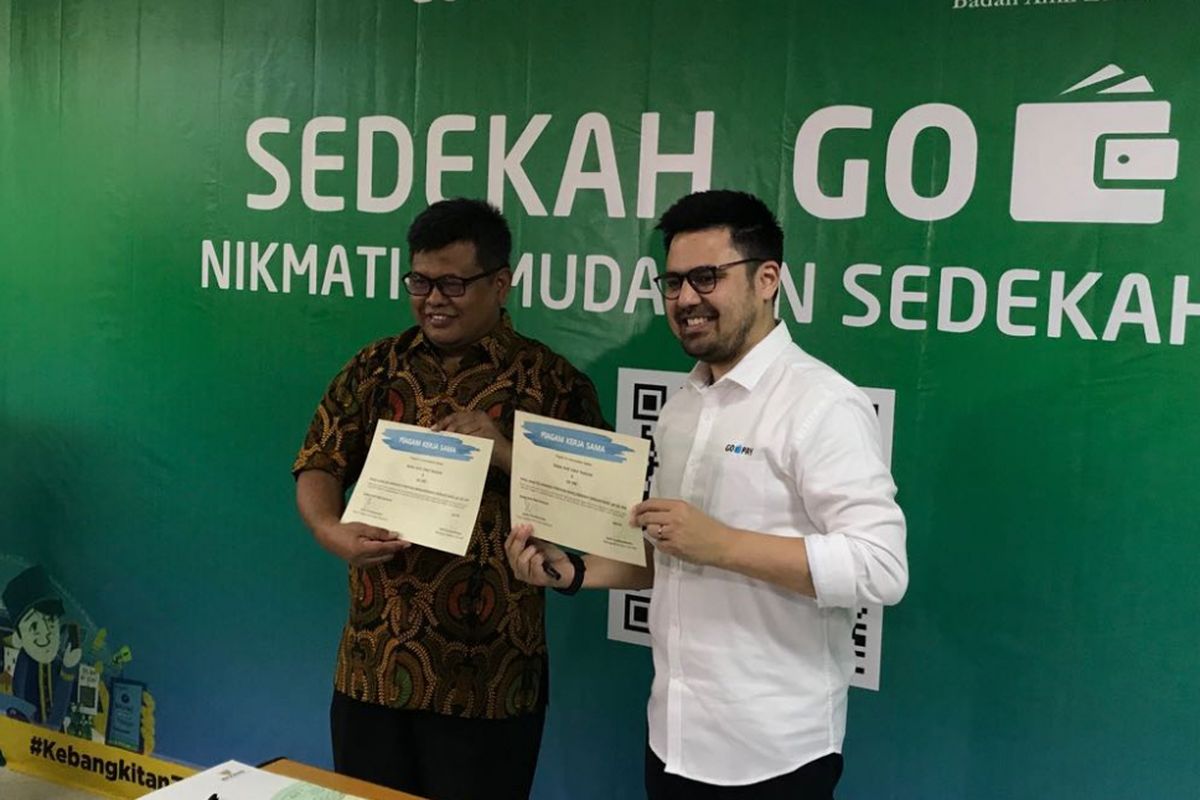 Baznas dan Go-Pay Luncurkan Program Sedekah Lewat QR Code