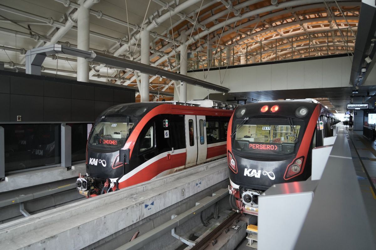 LRT Jabodebek Targetkan QRIS Tap Bisa Beroperasi September 2025