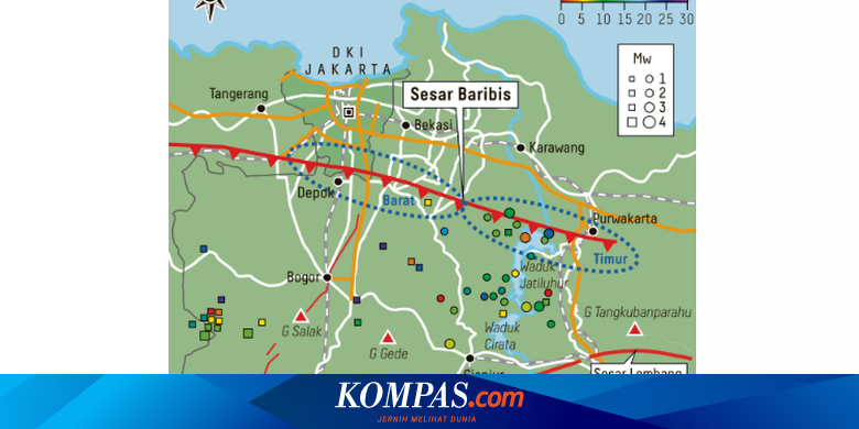 Sesar Baribis dan Ancaman Gempa yang Mengepung Jakarta dan Sekitarnya